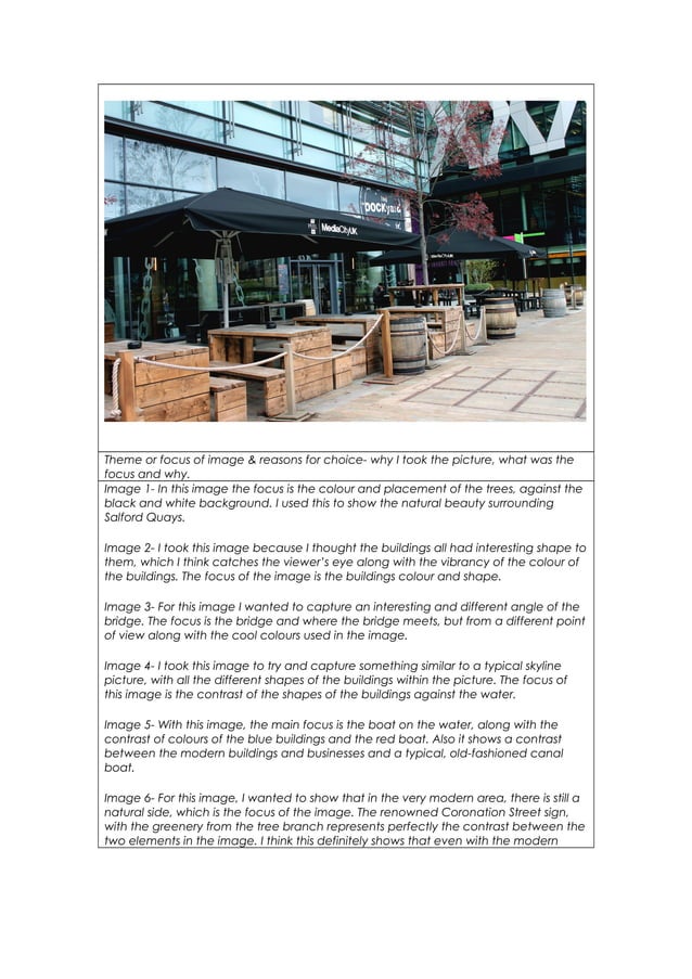 Landscape task 4 final images review work sheet | DOC