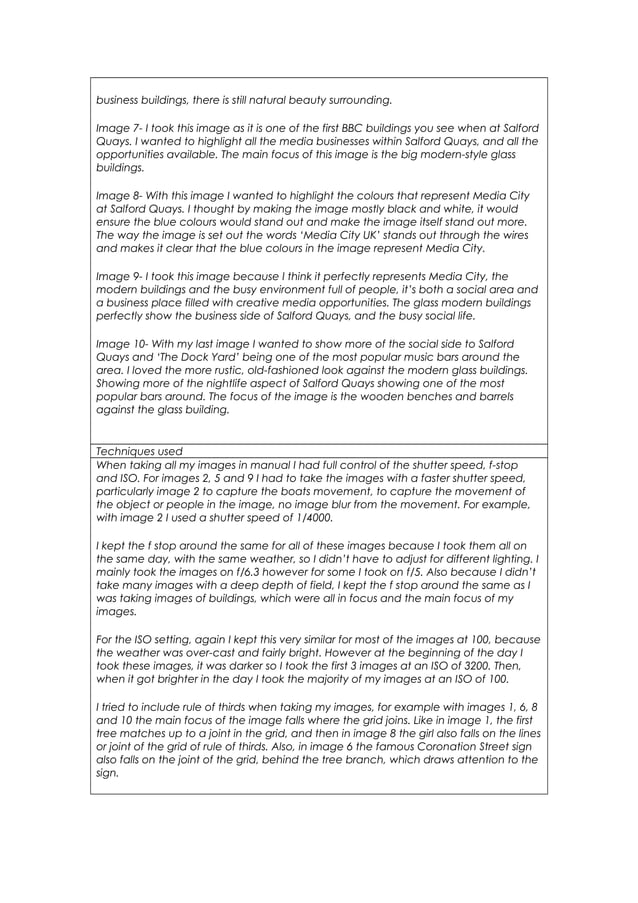 Landscape task 4 final images review work sheet | DOC