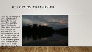 Landscape test photos photography | PPT