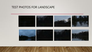 Landscape test photos photography | PPT