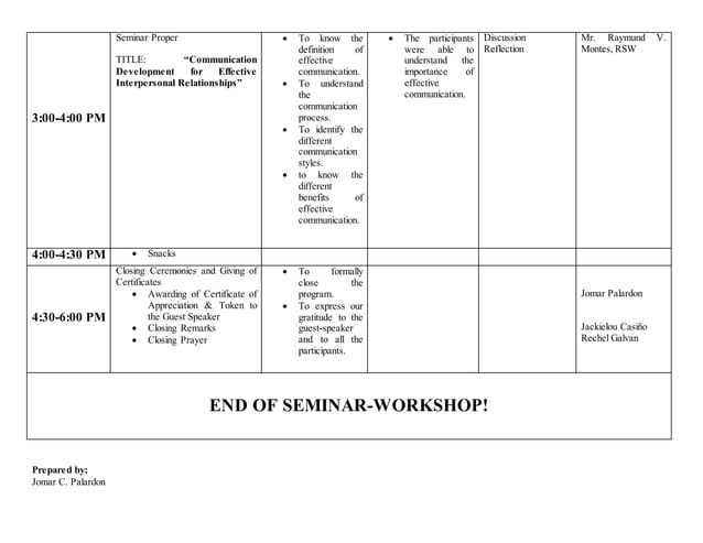 Landscape training design | DOCX