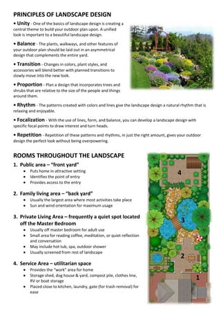 Landscaping Design | DOCX