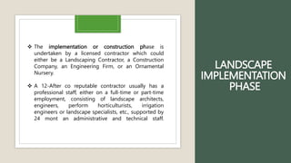 LANDSCAPING AND LANDSCAPING ARCHITECTURE | PPTX