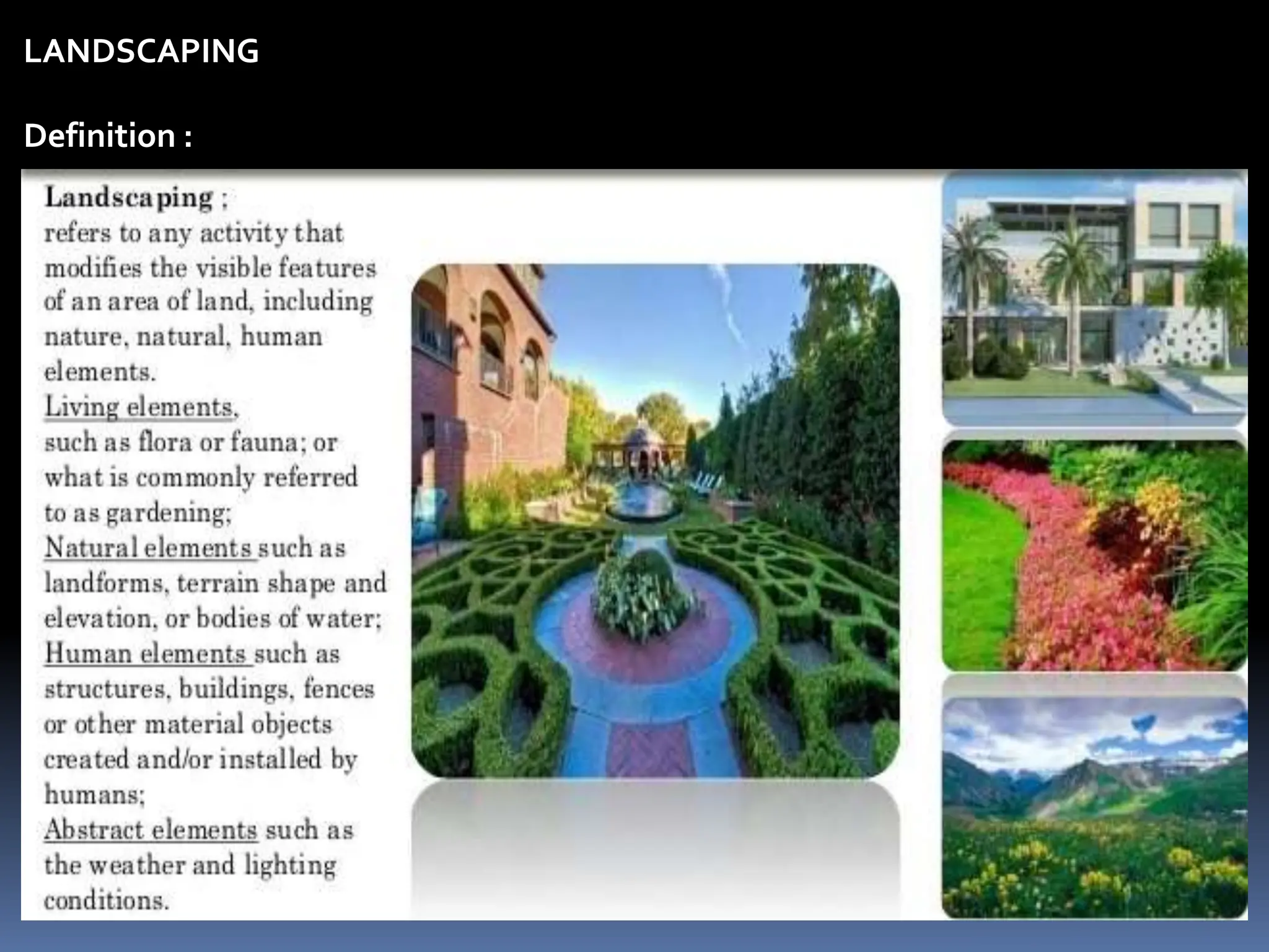 Introduction to landscaping and its elements.pptx