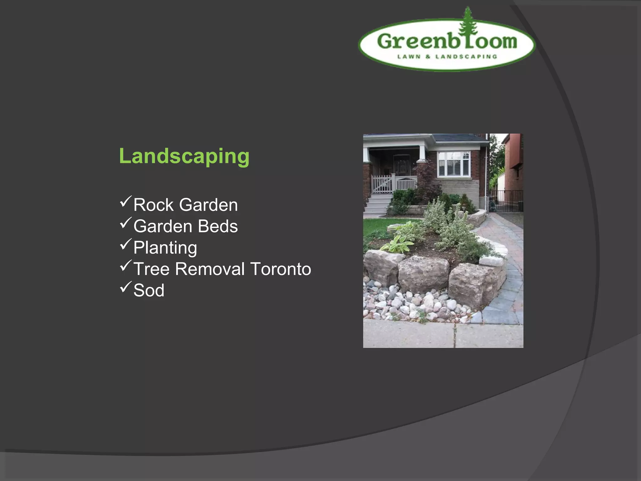 Lands Caping - Rock Garden | PPT
