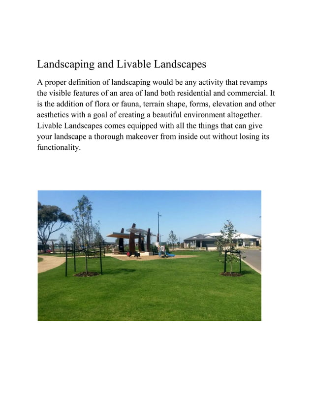 Basic Principles Of Landscaping | PDF