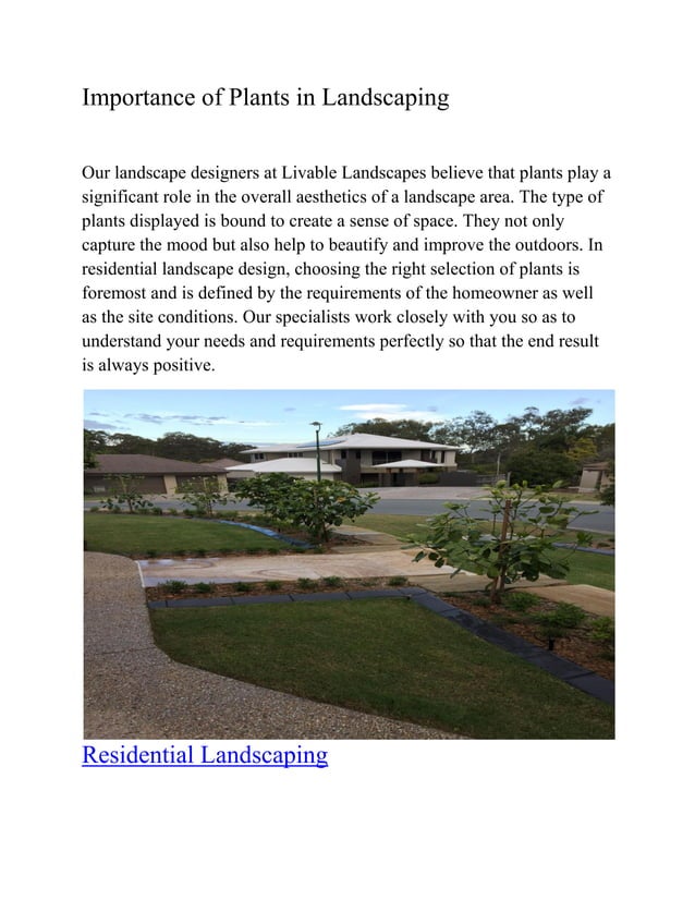 Basic Principles Of Landscaping | PDF