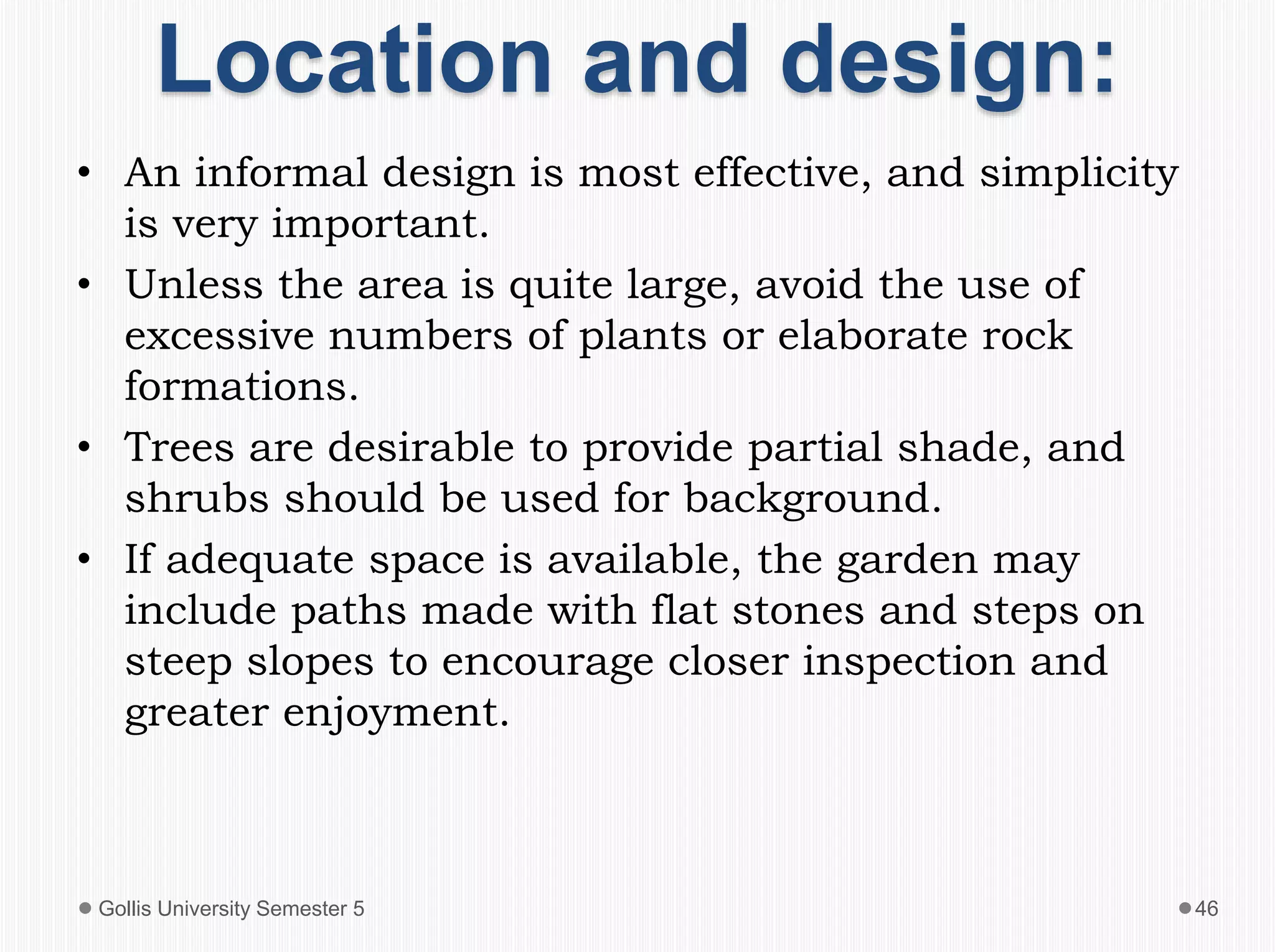 Chapter 1: Introduction of landscape horticulture and it's design | PPTX