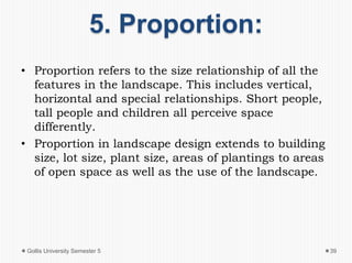 Chapter 1: Introduction of landscape horticulture and it's design | PPTX