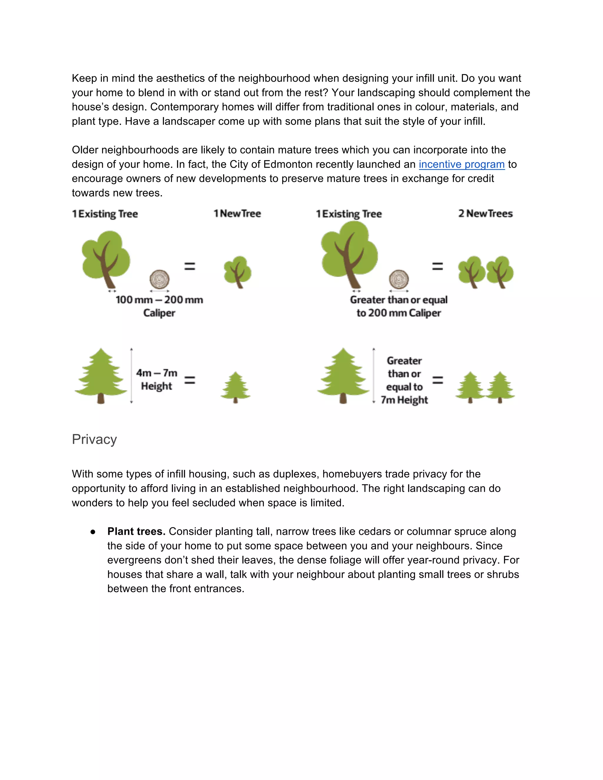 Infill Landscaping Guide | PDF