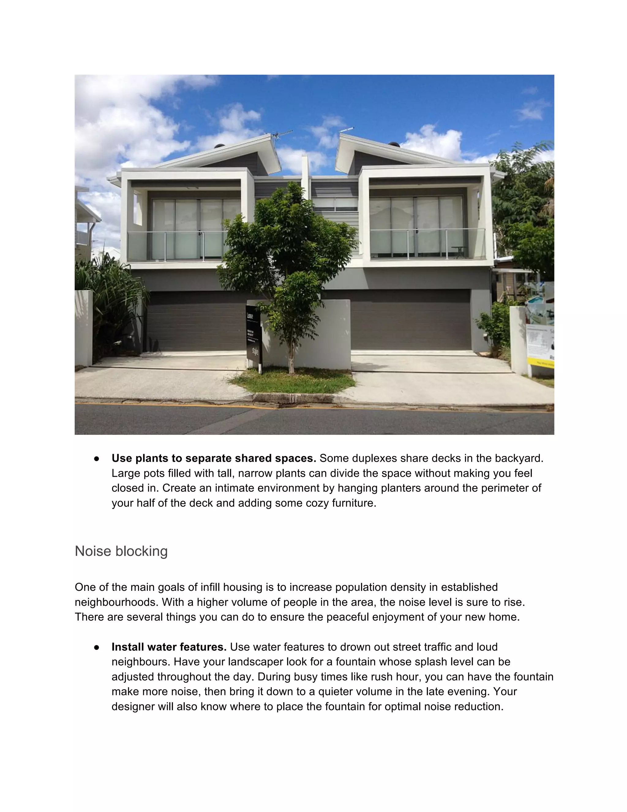 Infill Landscaping Guide | PDF