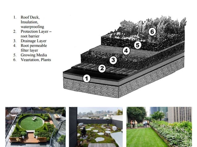 Terrace Garden / Green Roof | PPTX