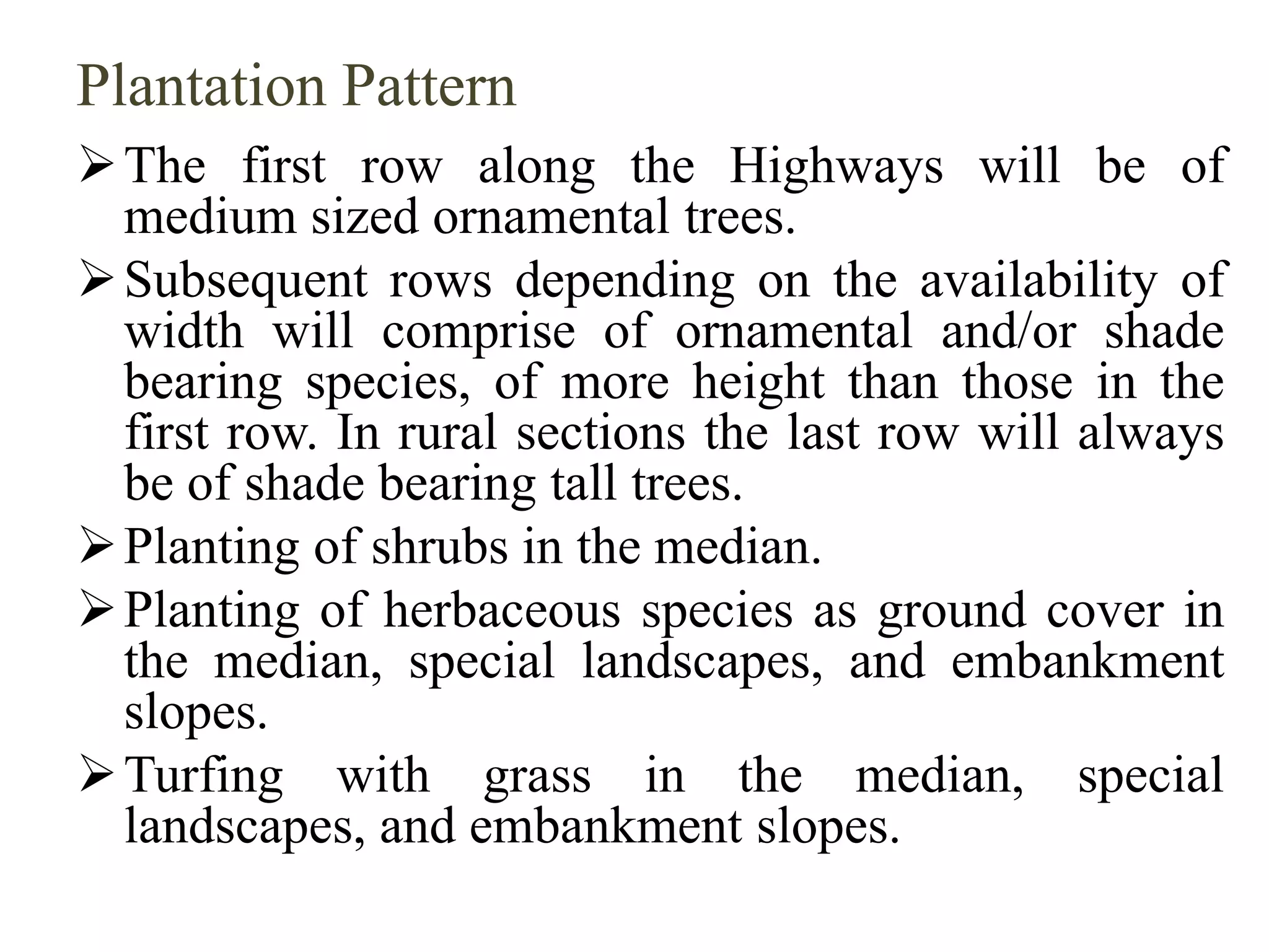 Landscaping on highway | PPTX