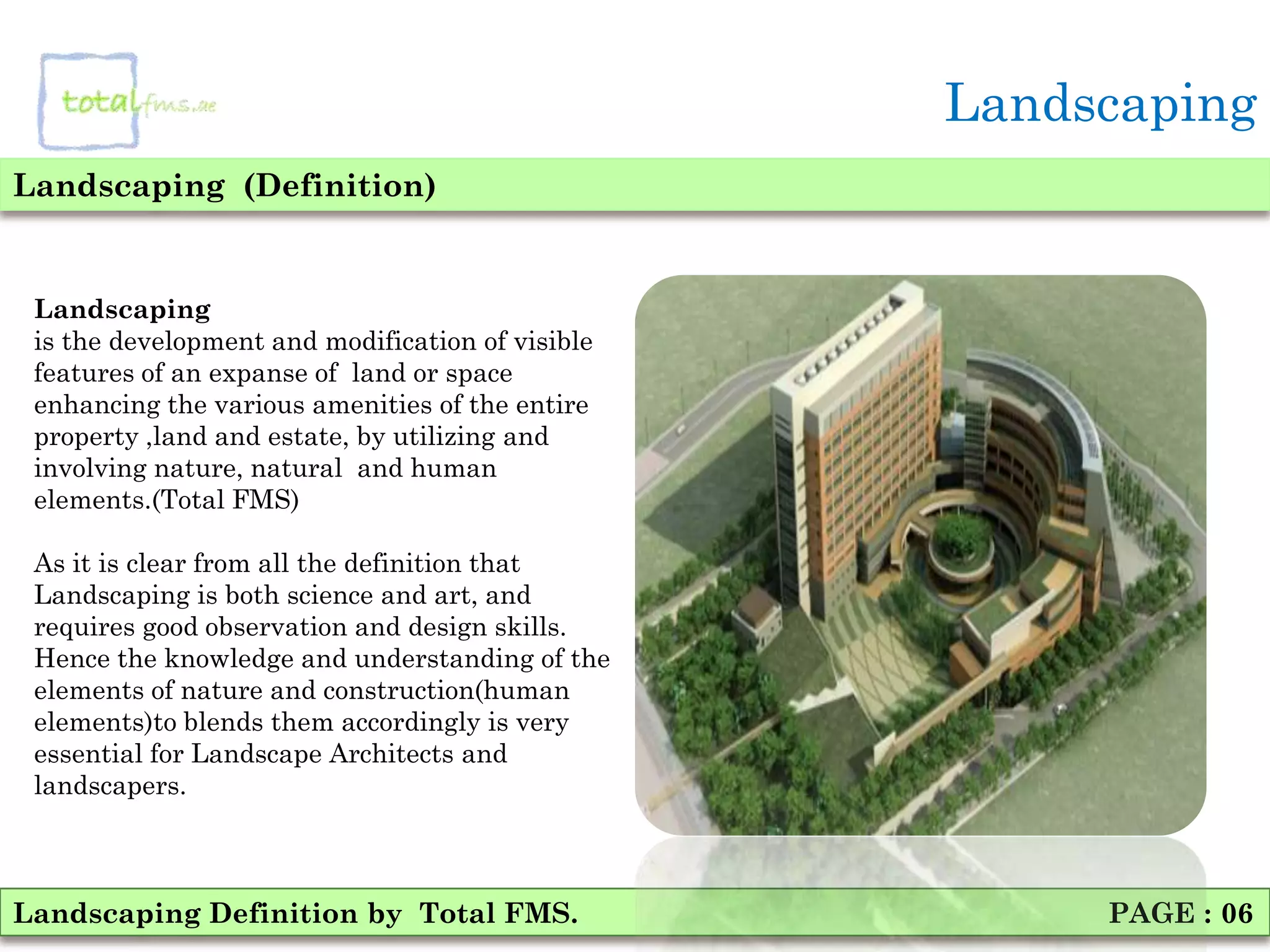 Landscaping Architecture | PPTX