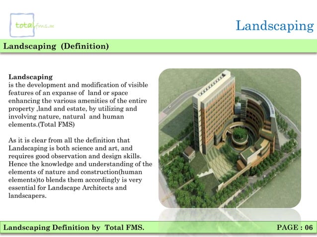 Landscaping Architecture | PPTX | Gardening | Home & Garden