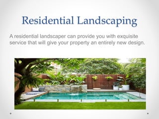 Landscaping in Chandigarh powerpoint presentation | PPTX