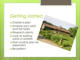 Landscaping with native plants | PPTX