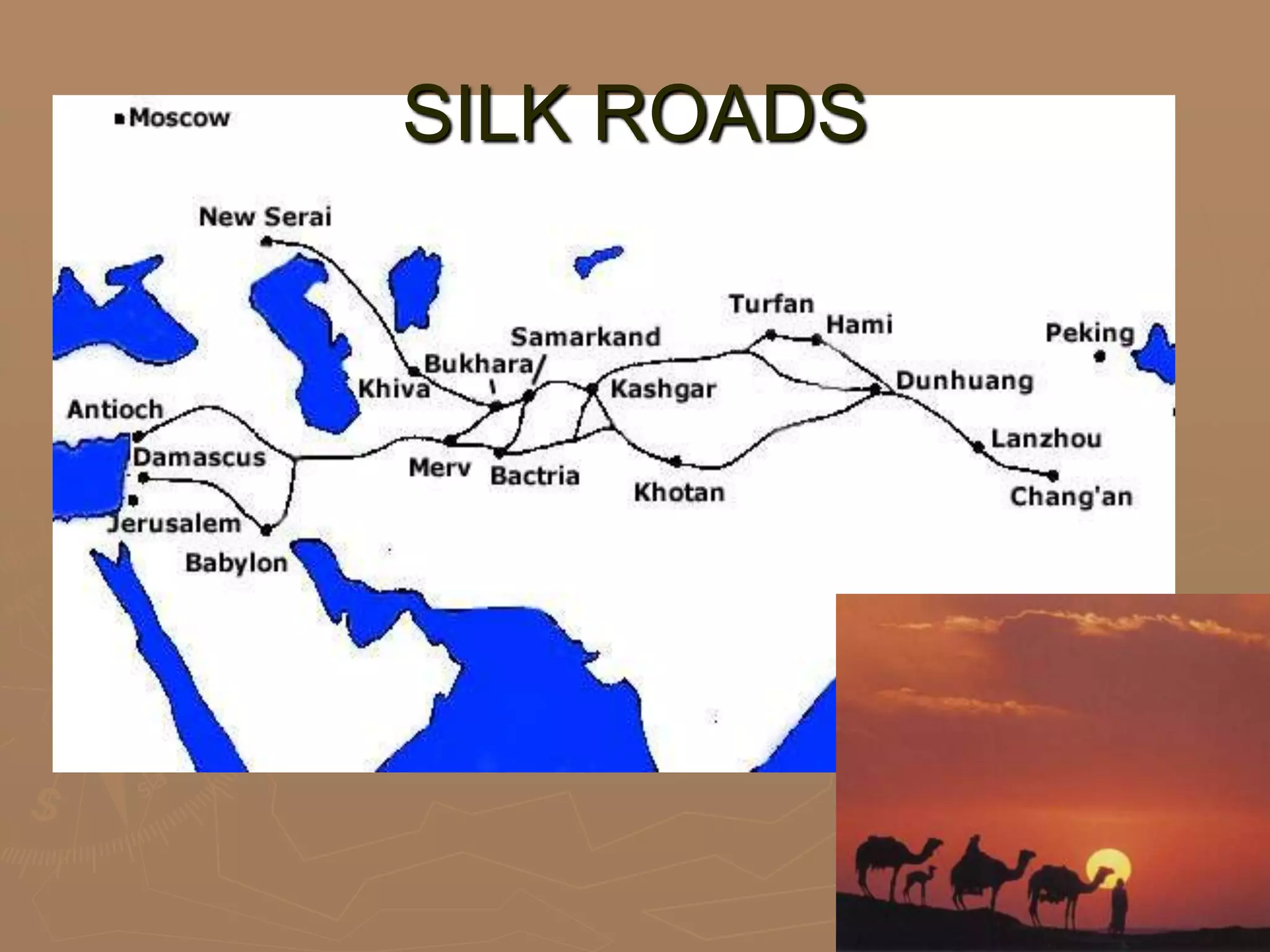 Trade - Silk Roads, Indian Ocean Trade, Trans-Saharan Trade | PPTX
