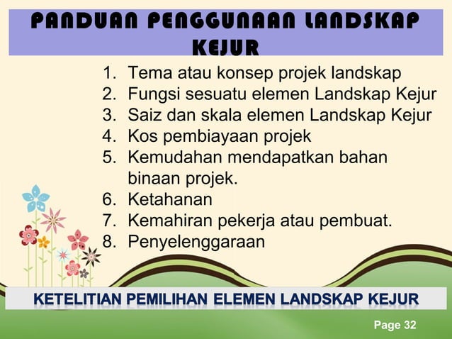 Landskap Kejur Pengenalan | PPT