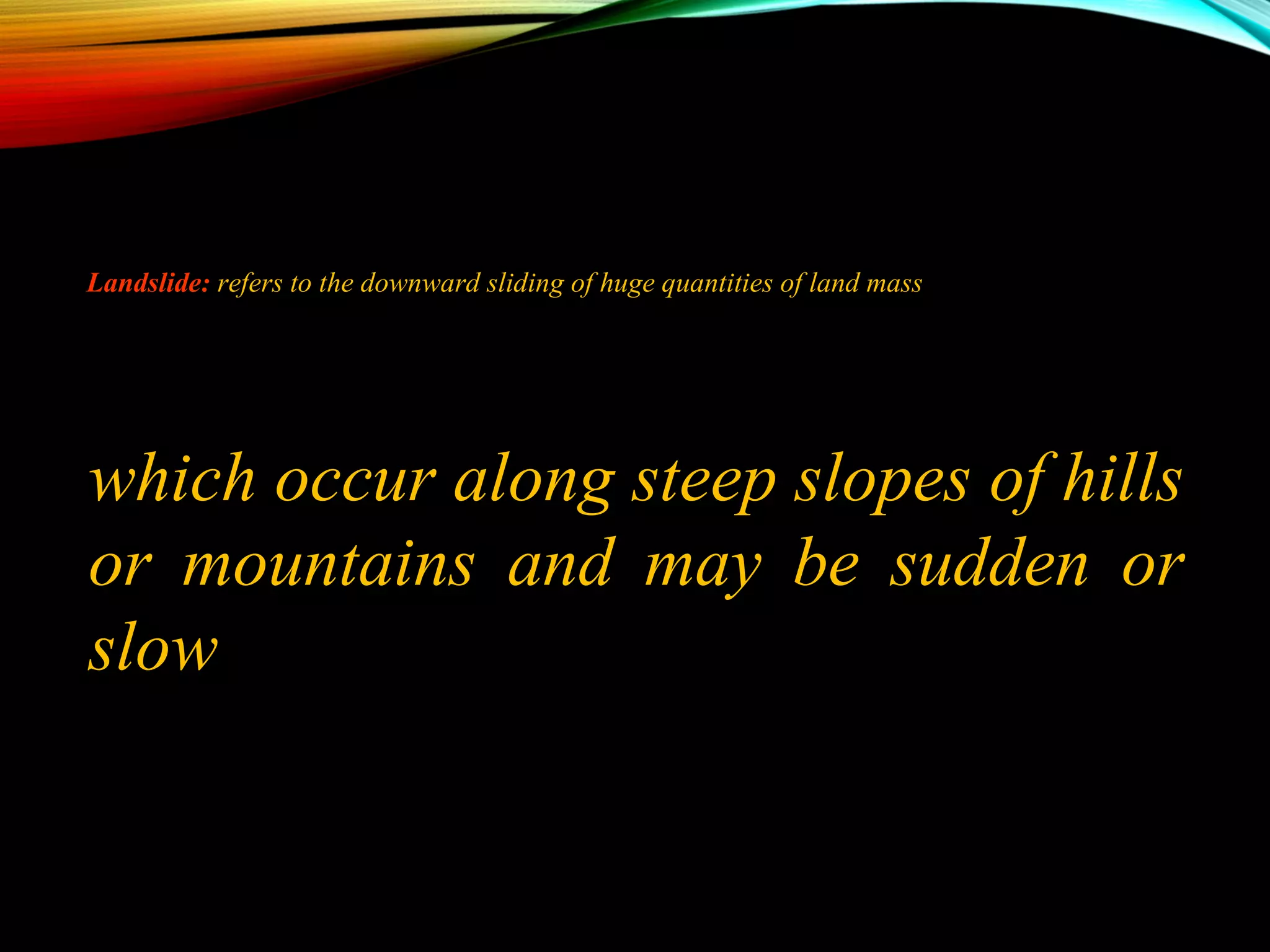 Landslide | PPT