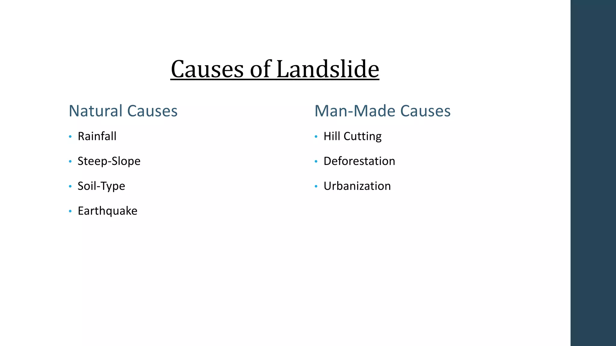 Causes Of Landslide In Chittagong | PPTX