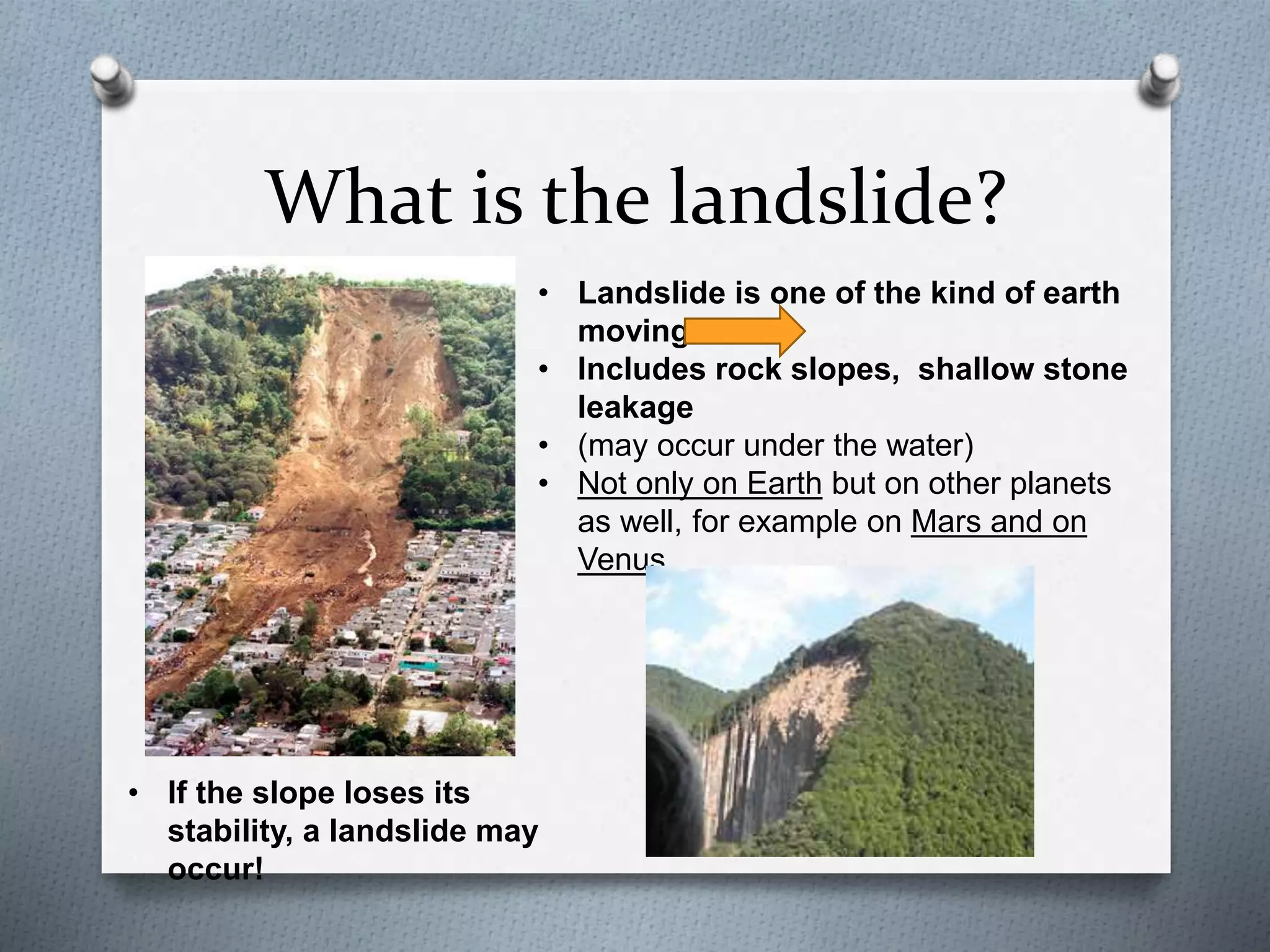 Landslide | PPT
