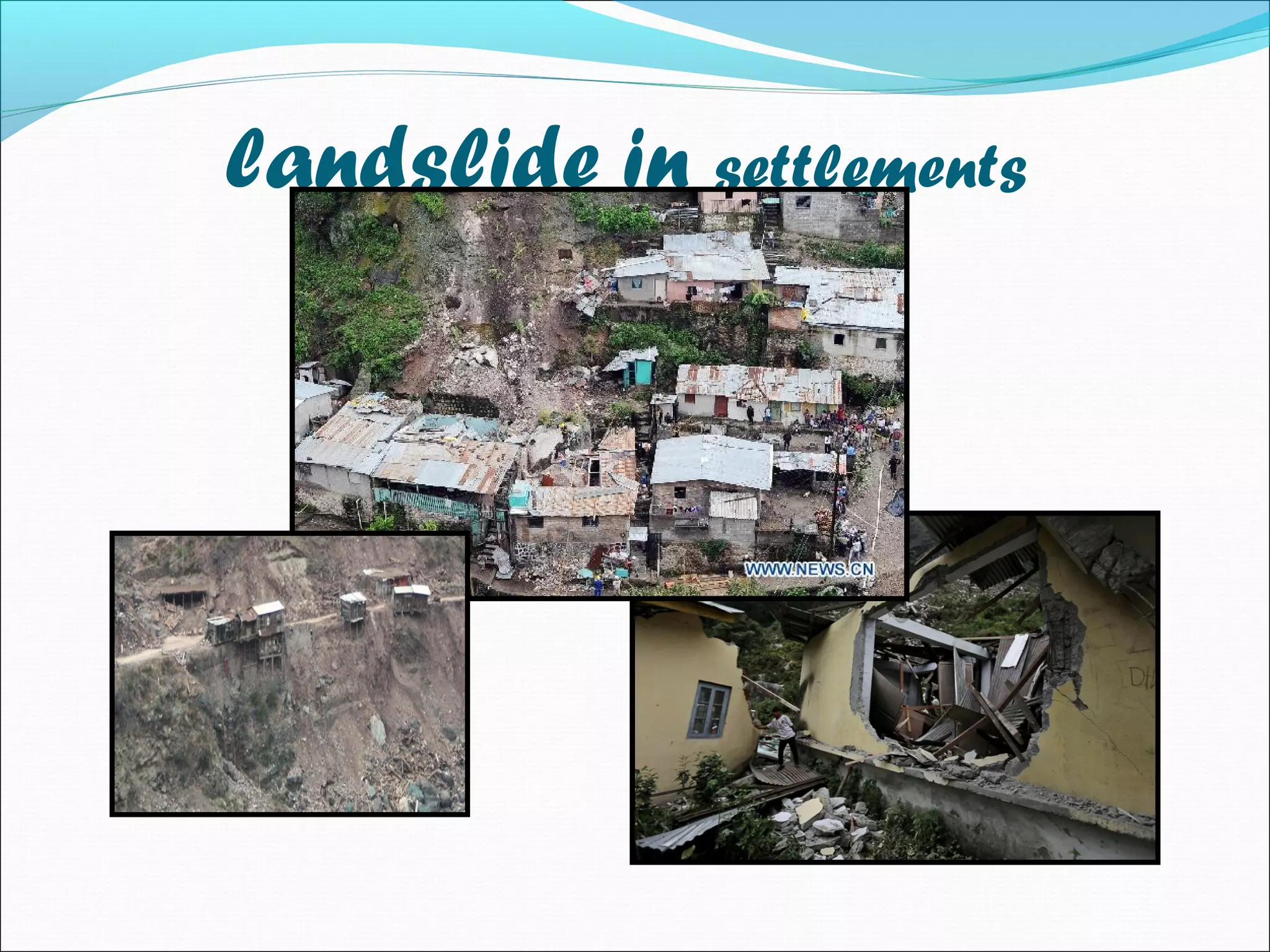 Landslide causes, effects, controls | PPT