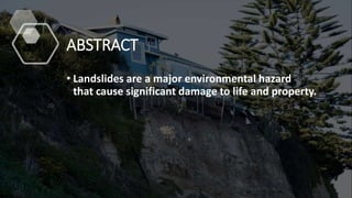 Landslide ,cause, impact as natural hazards and control.pptx