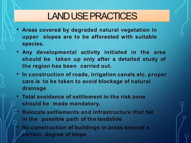 Landslide disaster management | PPTX | Civil Engineering Industry | Industries