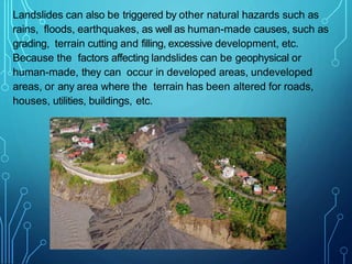Landslide disaster management | PPTX