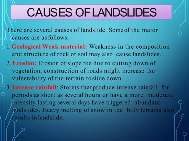 Landslide disaster management | PPTX | Civil Engineering Industry ...