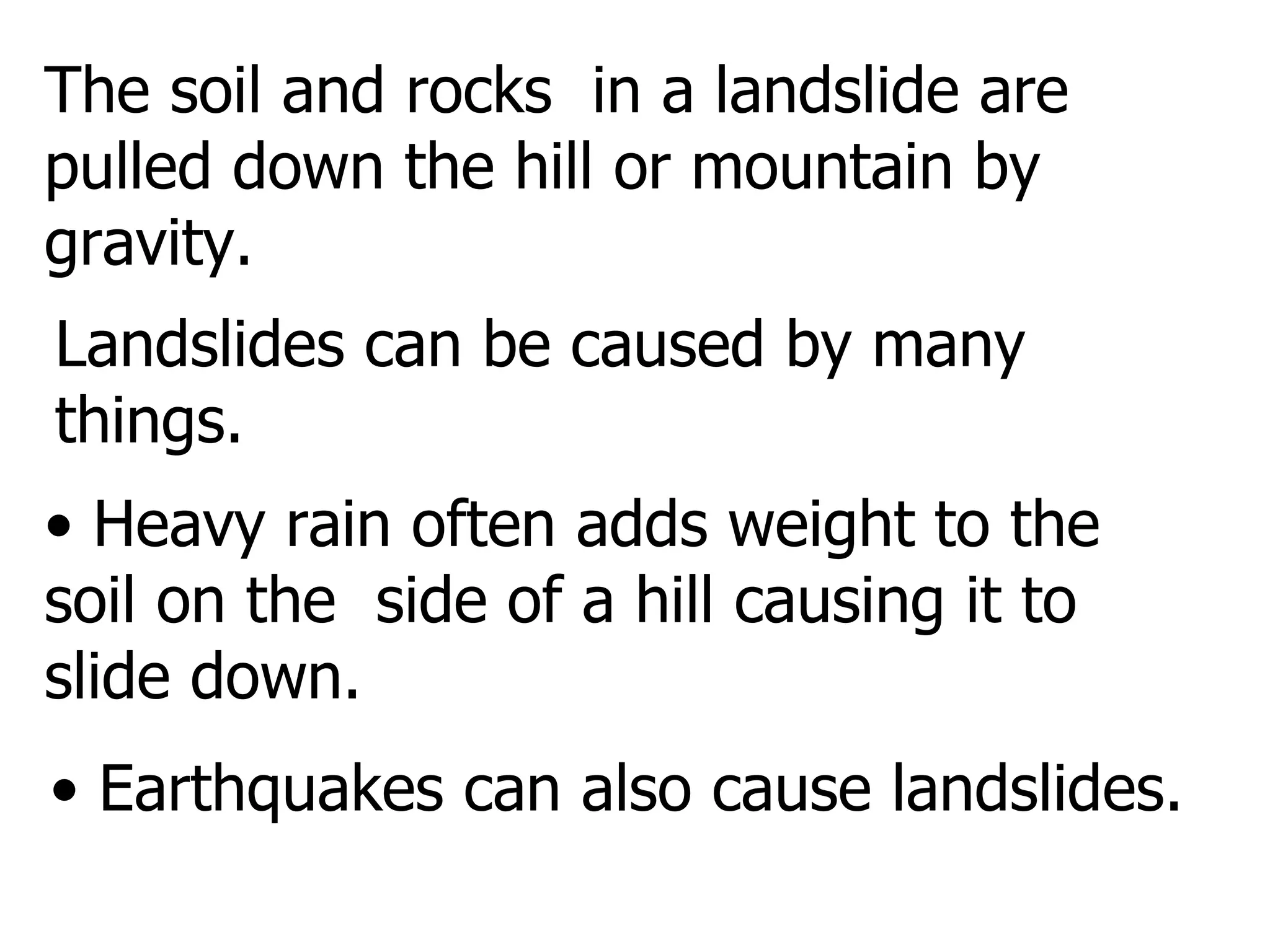 Landslides (teach) | PPT