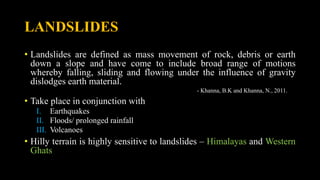 Landslides | PPTX