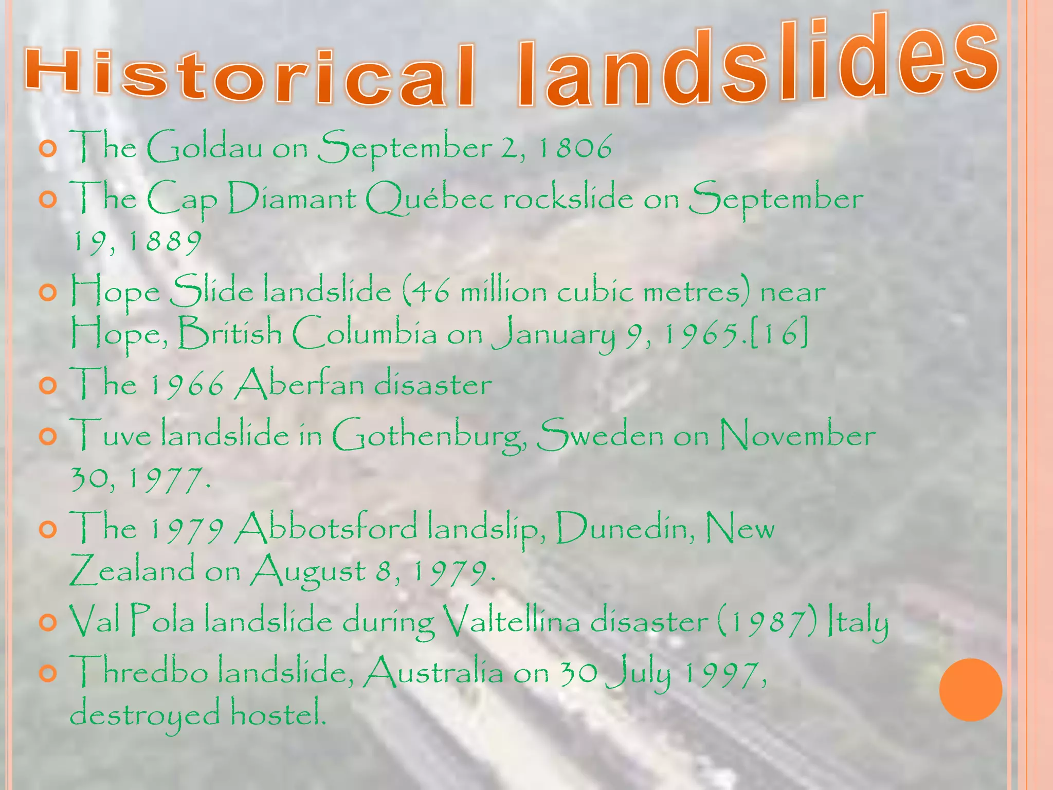 Landslides | PPTX