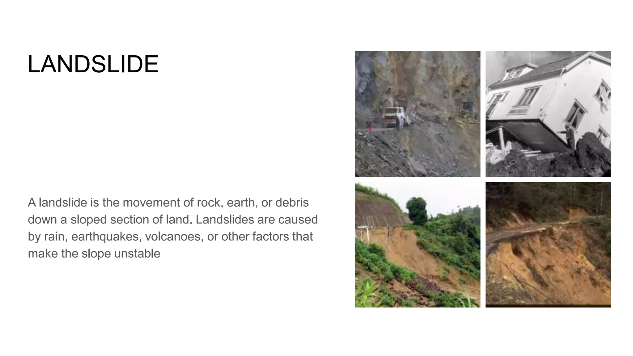 Land slides | PPTX