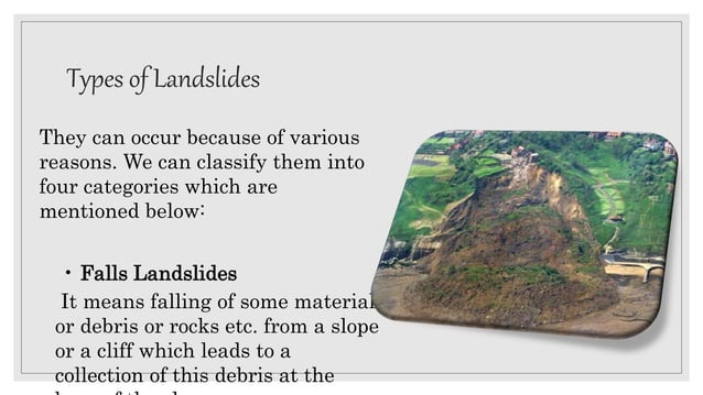 Landslides Presentation , it's causes, it's Effects,it's mitigation ...