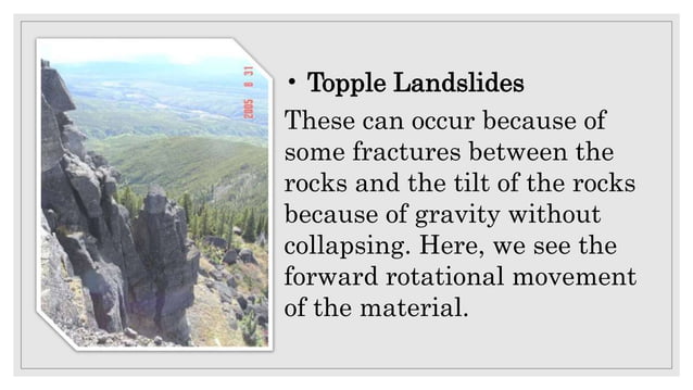 Landslides Presentation , it's causes, it's Effects,it's mitigation ...
