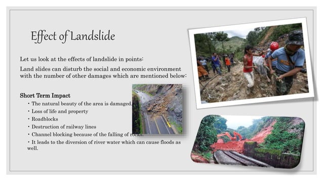 Landslides Presentation , it's causes, it's Effects,it's mitigation | PPTX | Geography | Science