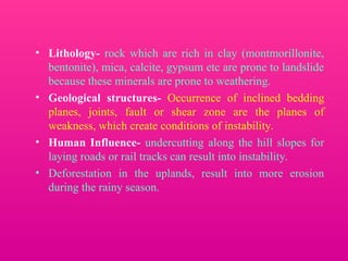landslides and their hazard and prevention methods _ce242.ppt