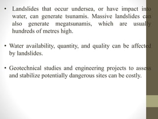 Landslides Causes and Prevention ppt | PPTX