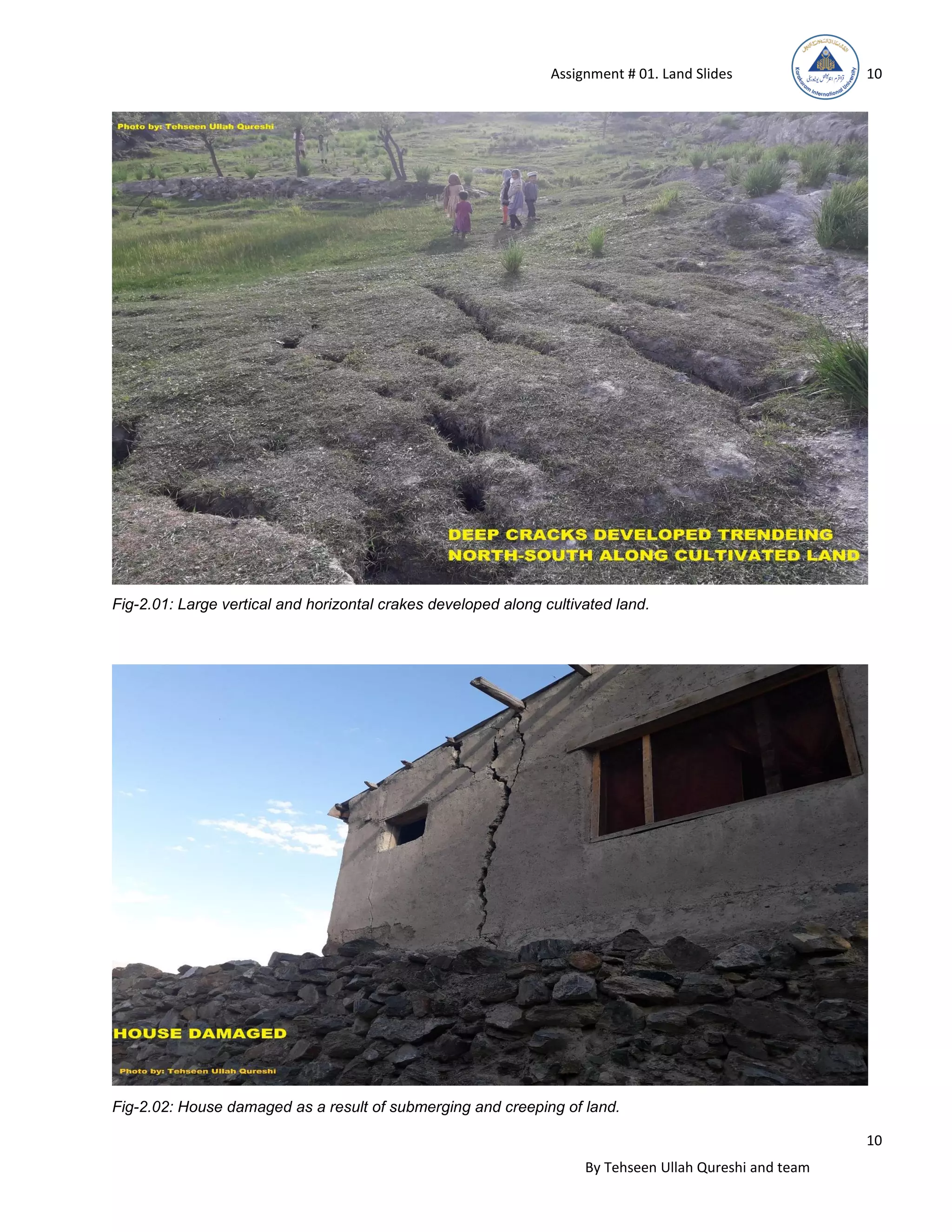 Land Slides in Chatorkhand Town, District Ghizer, Gilgit-Baltistan ...