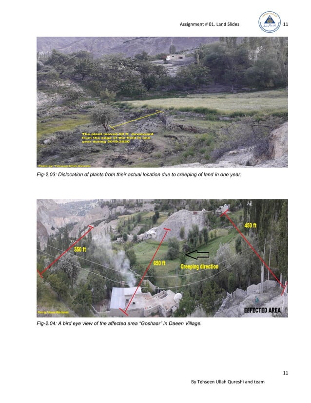 Land Slides in Chatorkhand Town, District Ghizer, Gilgit-Baltistan ...