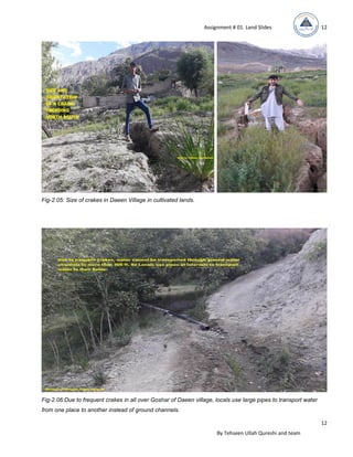 Land Slides in Chatorkhand Town, District Ghizer, Gilgit-Baltistan ...