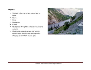Landslides of murree and kashmir region pakistan | PDF