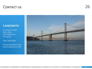 Landsmith Overview 11-18-2013 | PPT