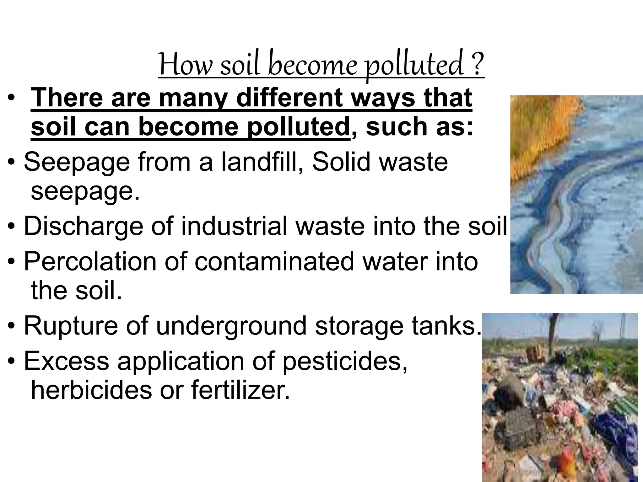 Land (Soil) Pollution its types and effects.pptx