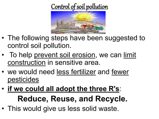 Land (Soil) Pollution lect-4.pptx | Gardening | Home & Garden