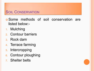 Land, soil, water, natural vegetation | PPTX