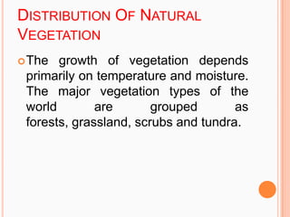Land, soil, water, natural vegetation | PPTX