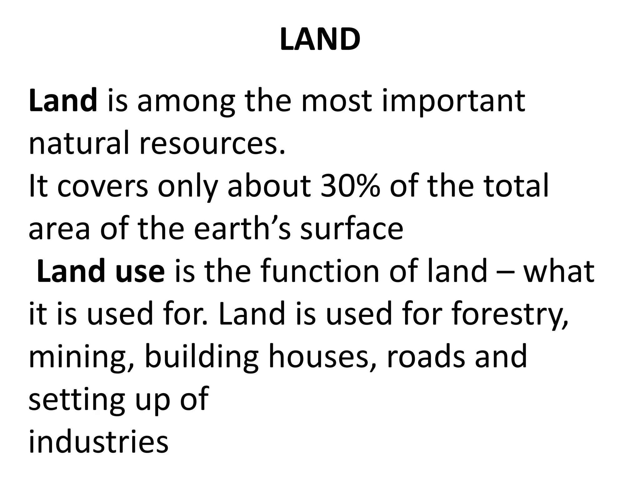 Land, soil, water, natural vegetation class 8 geography-PPT | PPTX